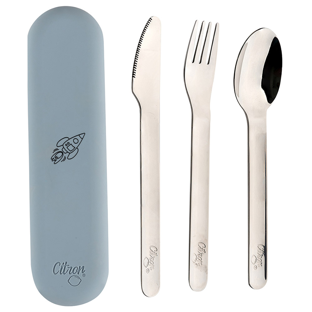 Buy Citron - Cutlery Set - Blue in UAE | Mumzworld