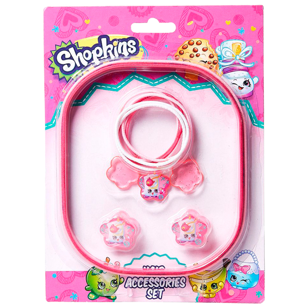 Buy Shopkins - Hair Accessory Set - Light & Dark Pink in KSA | Mumzworld