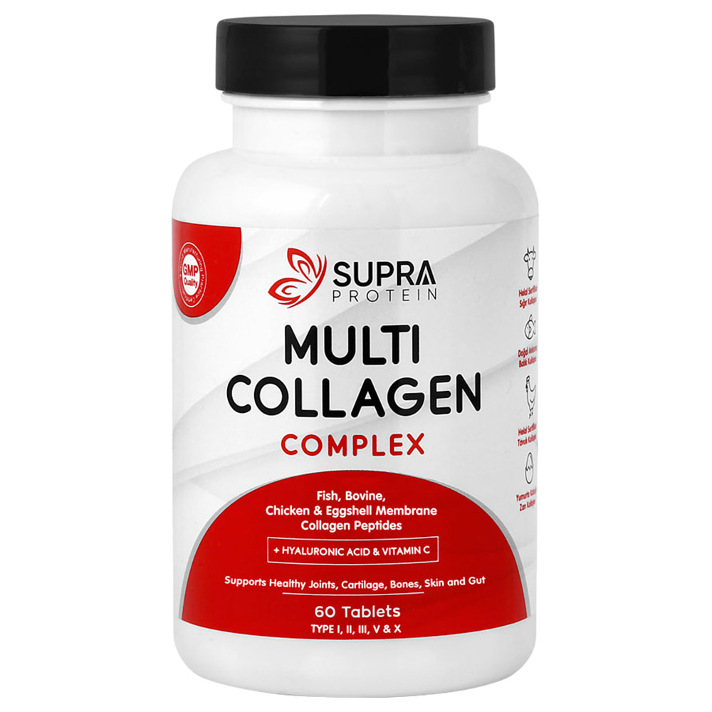 Buy Supra Protein - Multi Collagen Complex - 60 Tablets in KSA | Mumzworld