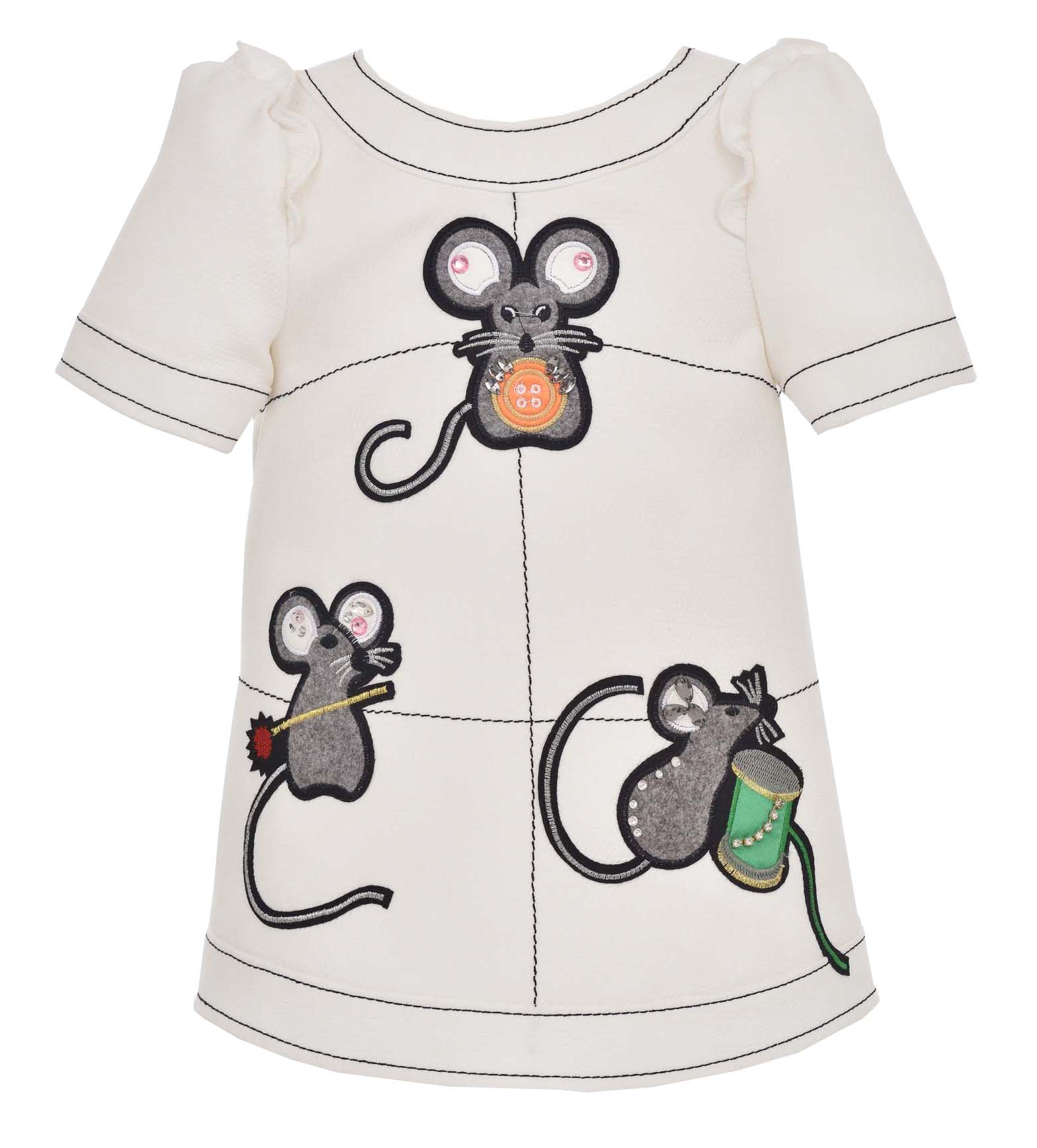 Buy Mini Habibi - Elegant Dress - White in UAE | Mumzworld