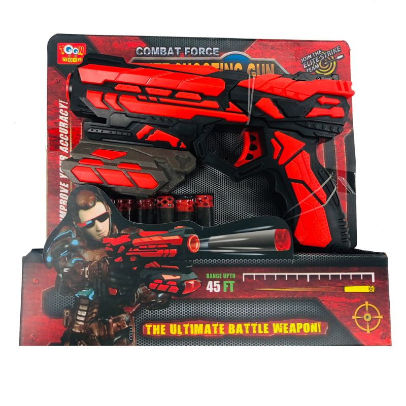 Buy Toon Toyz - Elite Shooting Gun Toy 45Ft Range in KSA | Mumzworld