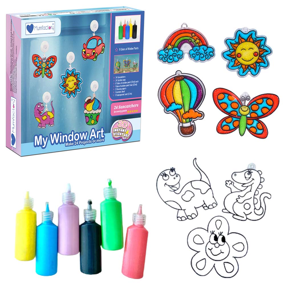 Buy Mumfactory - My Window Art Paint Toy For Kids - 24Pcs in UAE ...