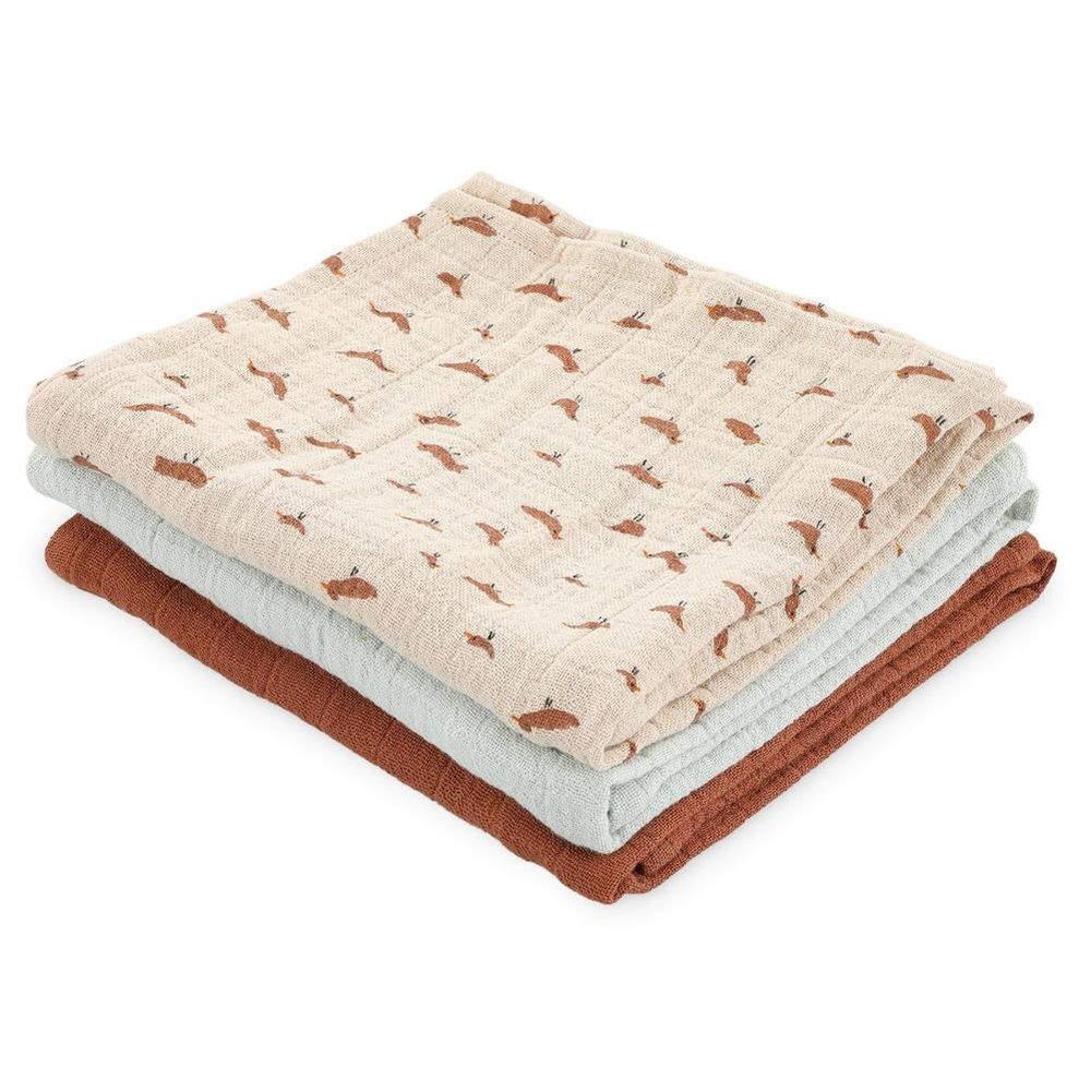 Buy Trixie - 3pc-Set - Muslin Cloths 55x55cm - Babbling Birds in UAE ...