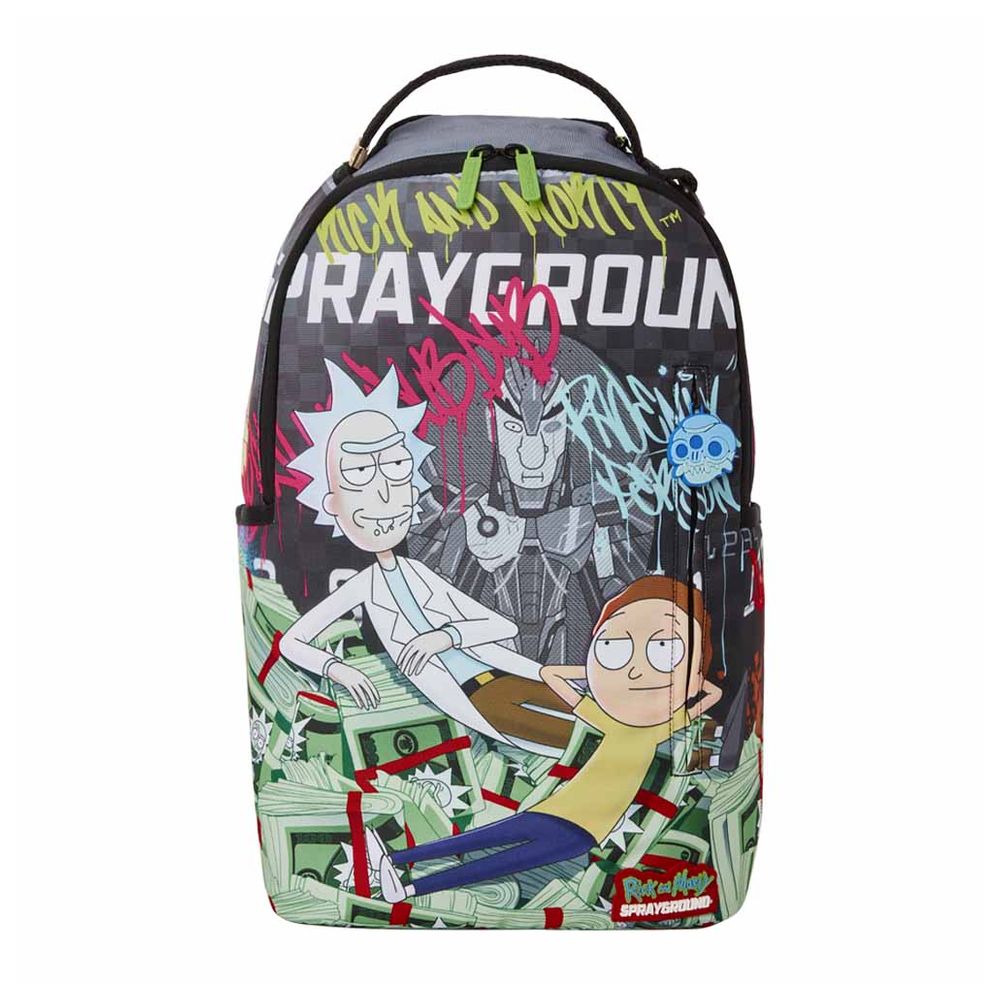 Buy Sprayground - Rick And Morty Graffiti Money Dlxr Backpack 18 in KSA ...