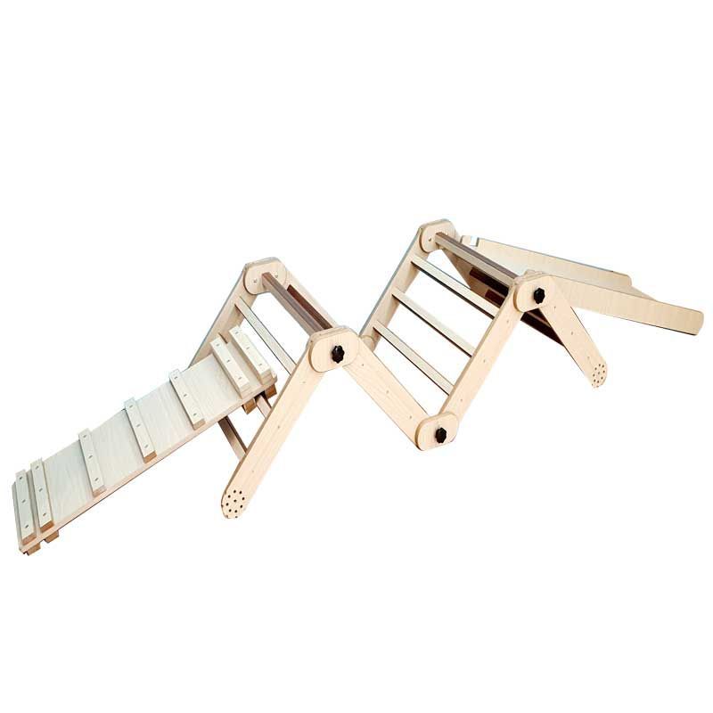 MK - Adjustable Pikler Triangle With Ramp & Slide Set | Buy at Best ...