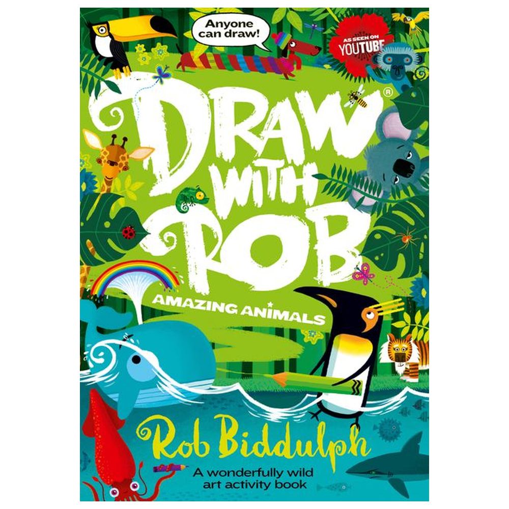 Buy Draw With Rob: Amazing Animals in UAE | Mumzworld