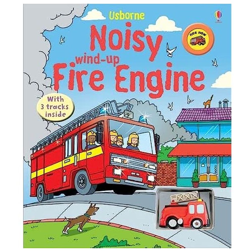 Buy Noisy Wind-Up Fire Engine in UAE | Mumzworld