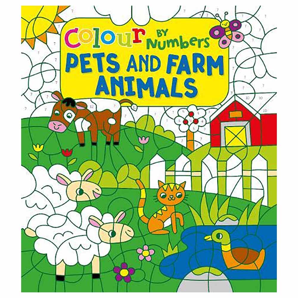 Buy Color By Numbers: Pets And Farm Animals Online | Mumzworld