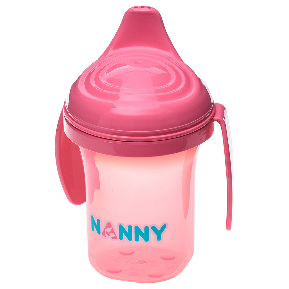 Buy Uniq Kidz - Nanny Non-Spill Sippy Cup with Handle - Pink in UAE ...