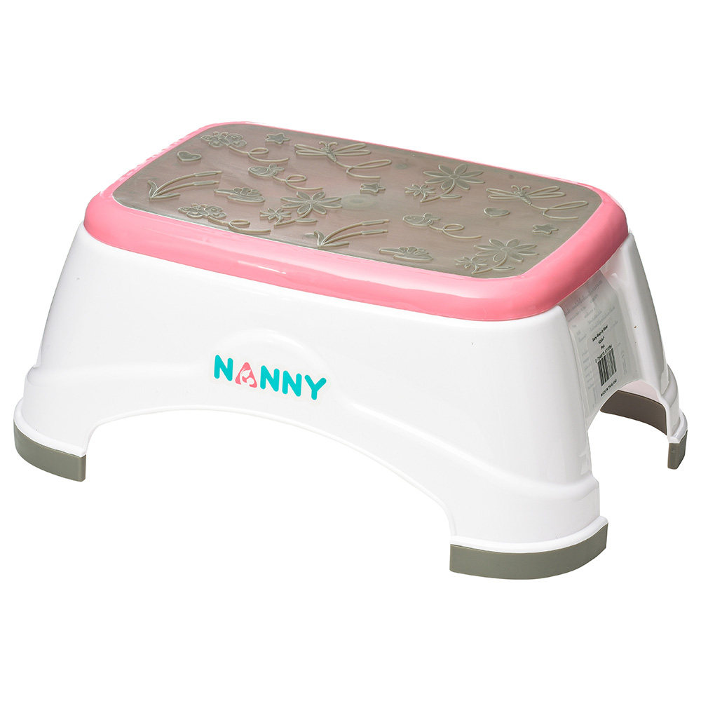 Buy Uniq Kidz - Nanny Baby Step Up Stool - Pink in Qatar | Mumzworld