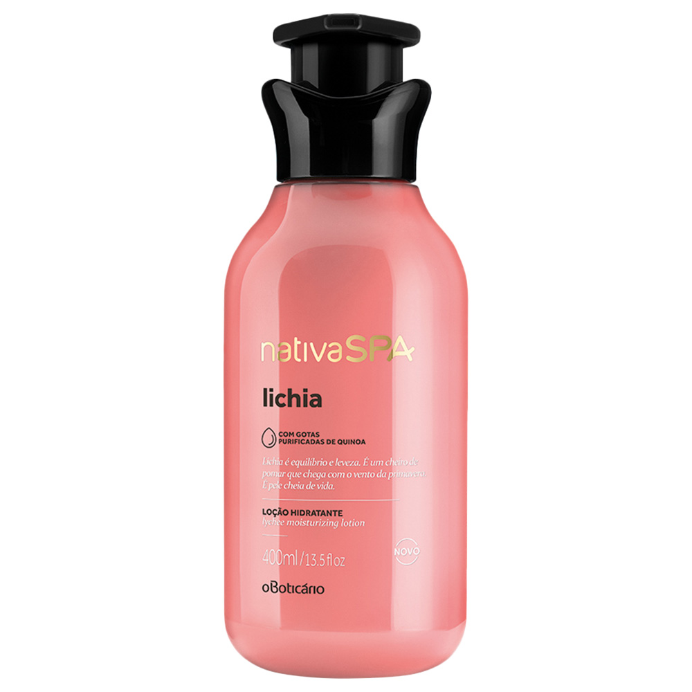 O Boticario - Nativa Lychee Moisturizing Body Lotion, 400ml | Buy at ...