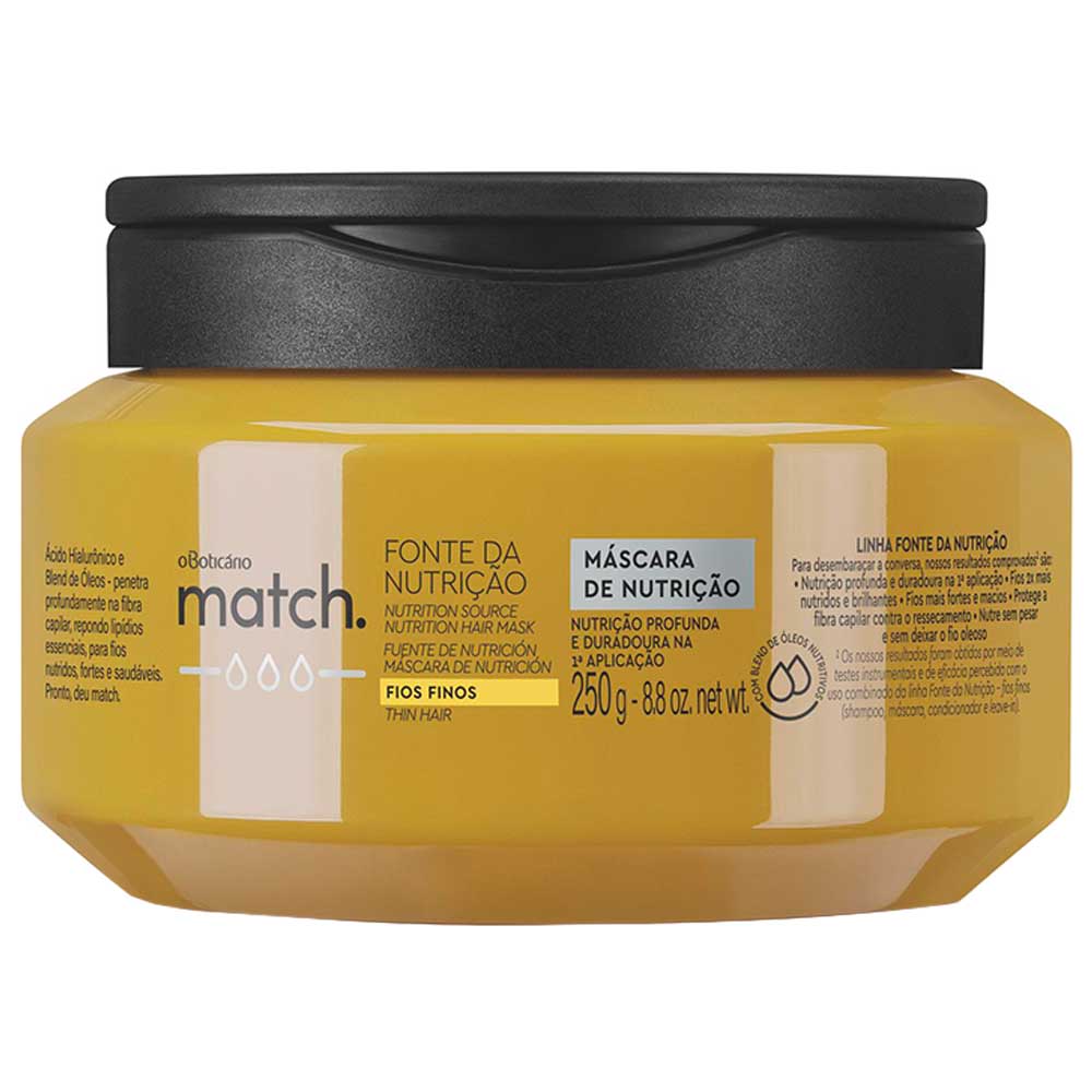 O Boticario - Nutrition Source Thin Hair Mask 250g | Buy at Best Price ... O Boticario - Nutrition Source Thin Hair Mask 250g | Buy at Best Price ...