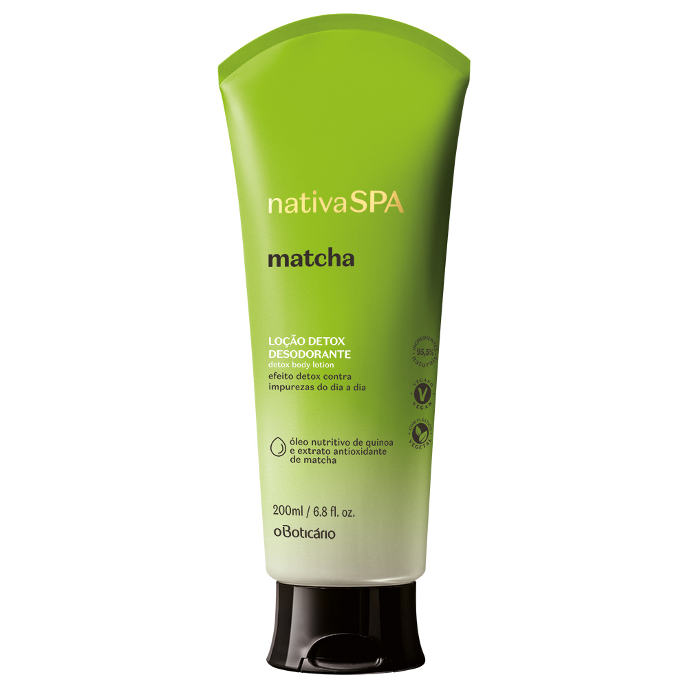 O Boticario - Nativa SPA Matcha Detox Body Lotion, 200ml | Buy at Best ...
