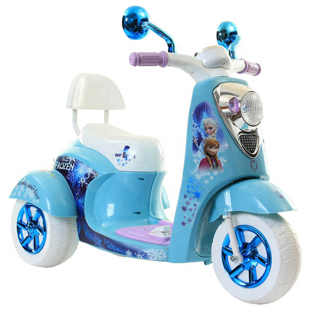 Buy Megastar - Ride On Frozen Style 6V Sparkly Scooty - Blue in UAE ...