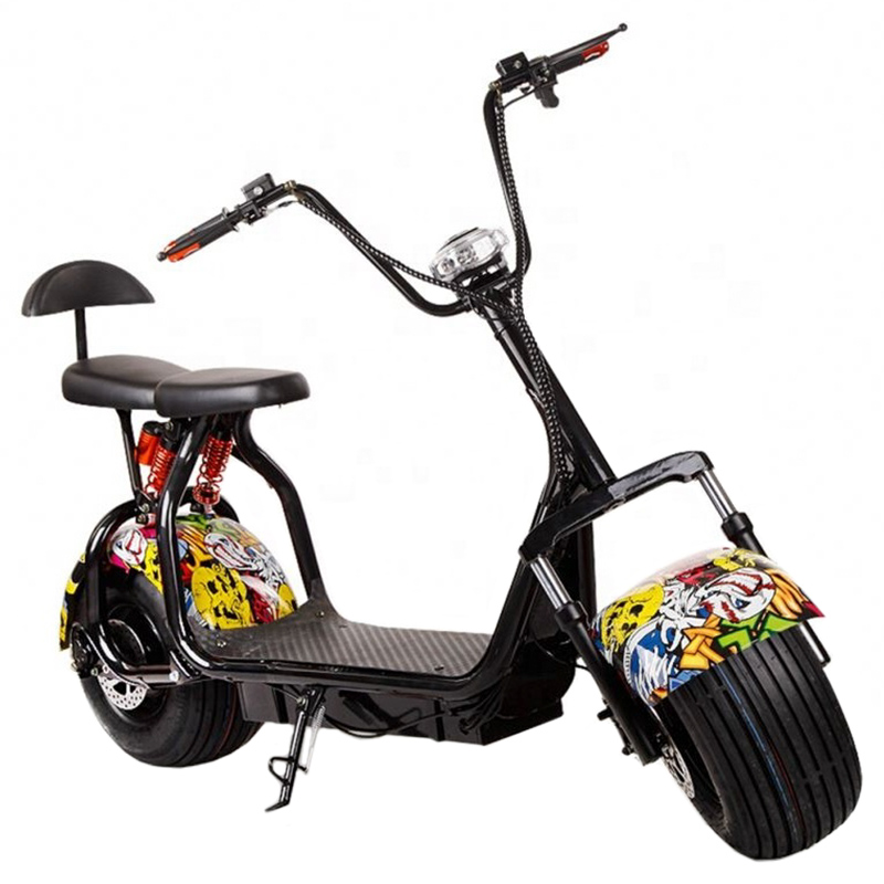 Buy Megastar - City Coco Harley 60V Scooter Motorcycle - Green Online ...