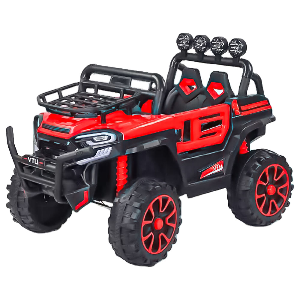 Buy Megastar - Ride On Hurricane SUV Battery Operated Jeep 12V - Red in ...