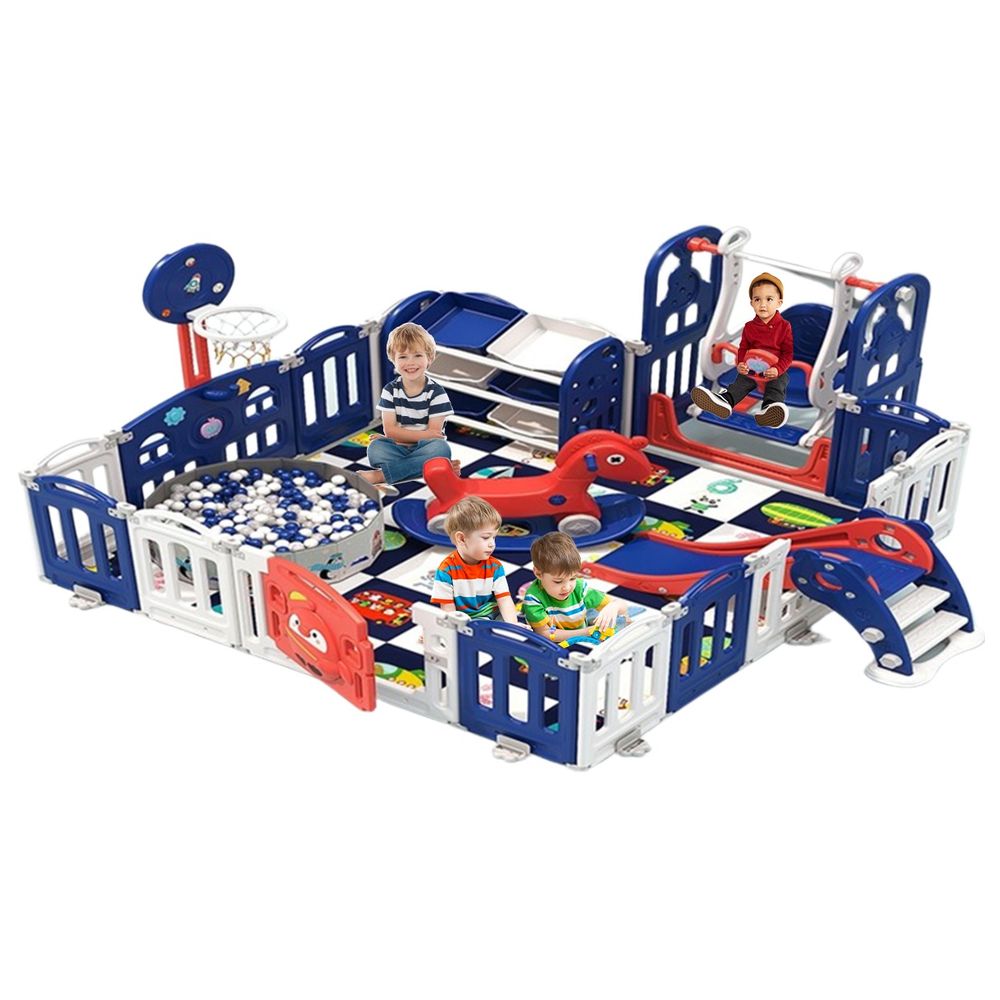 Buy Megastar - Fun & Fold Kids Multiple Activity Centre - XL - Blue in ...