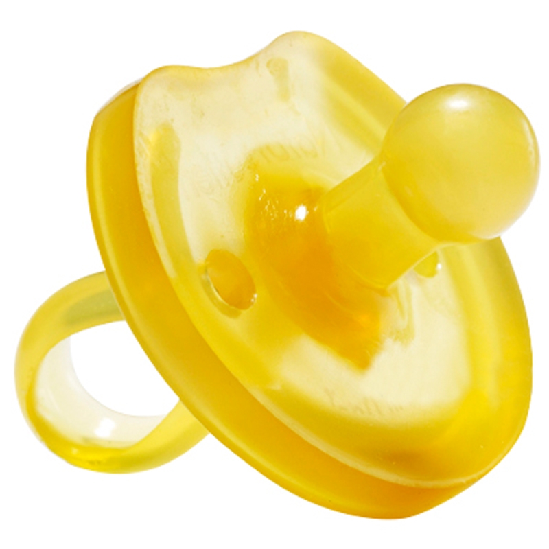 Buy Natural Rubber Round Pacifier - Butterfly Shape in KSA | Mumzworld