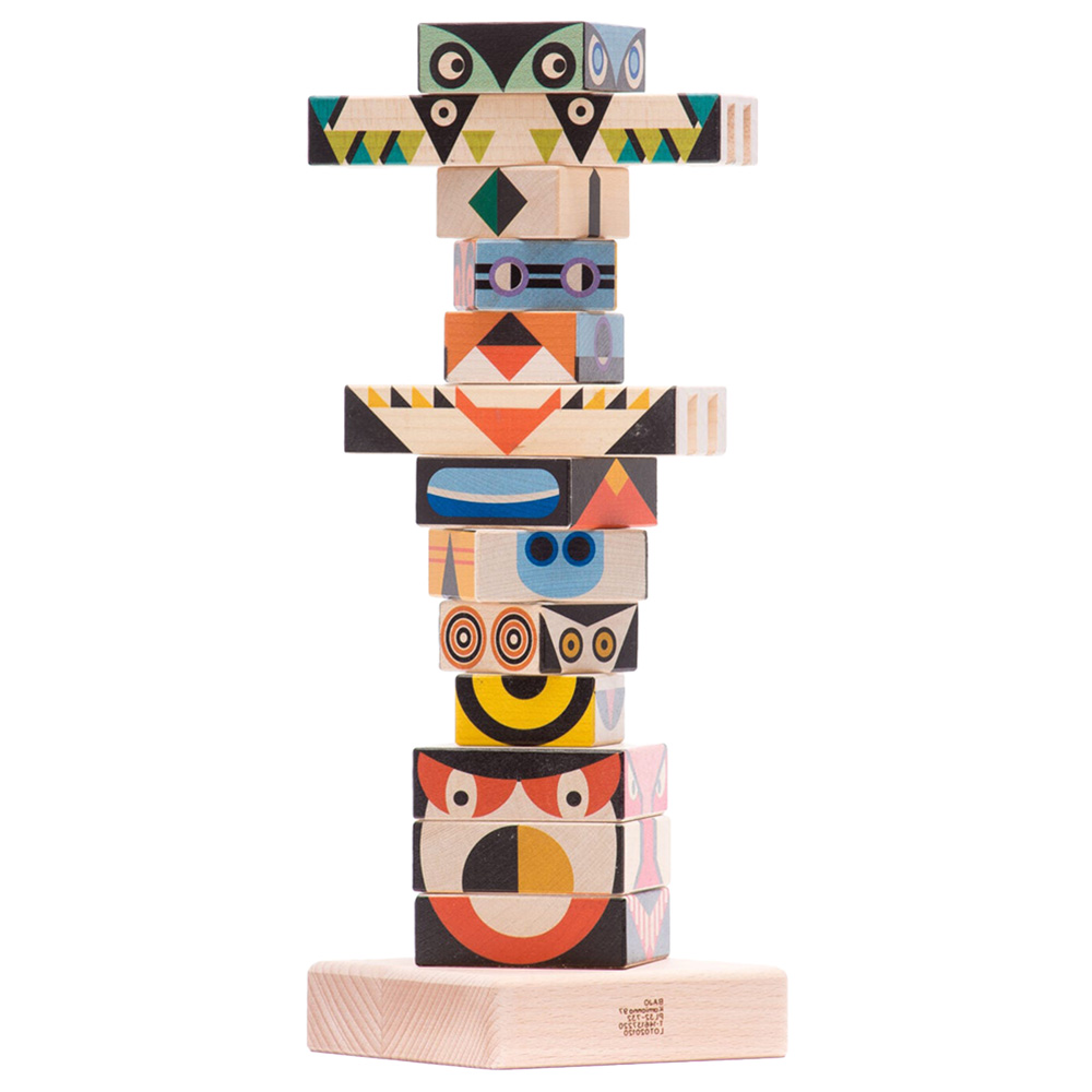 Buy BAJO - Totem Wooden Blocks in UAE | Mumzworld