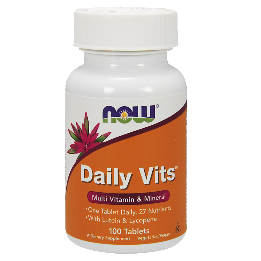 NOW - Daily Vits Multi Vitamin & Mineral 100 Tablets | Buy at Best ...