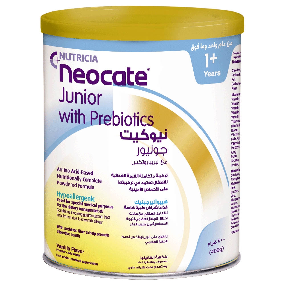 Buy Neocate Junior with Prebiotics Formula With Vanilla - 400g in UAE ...