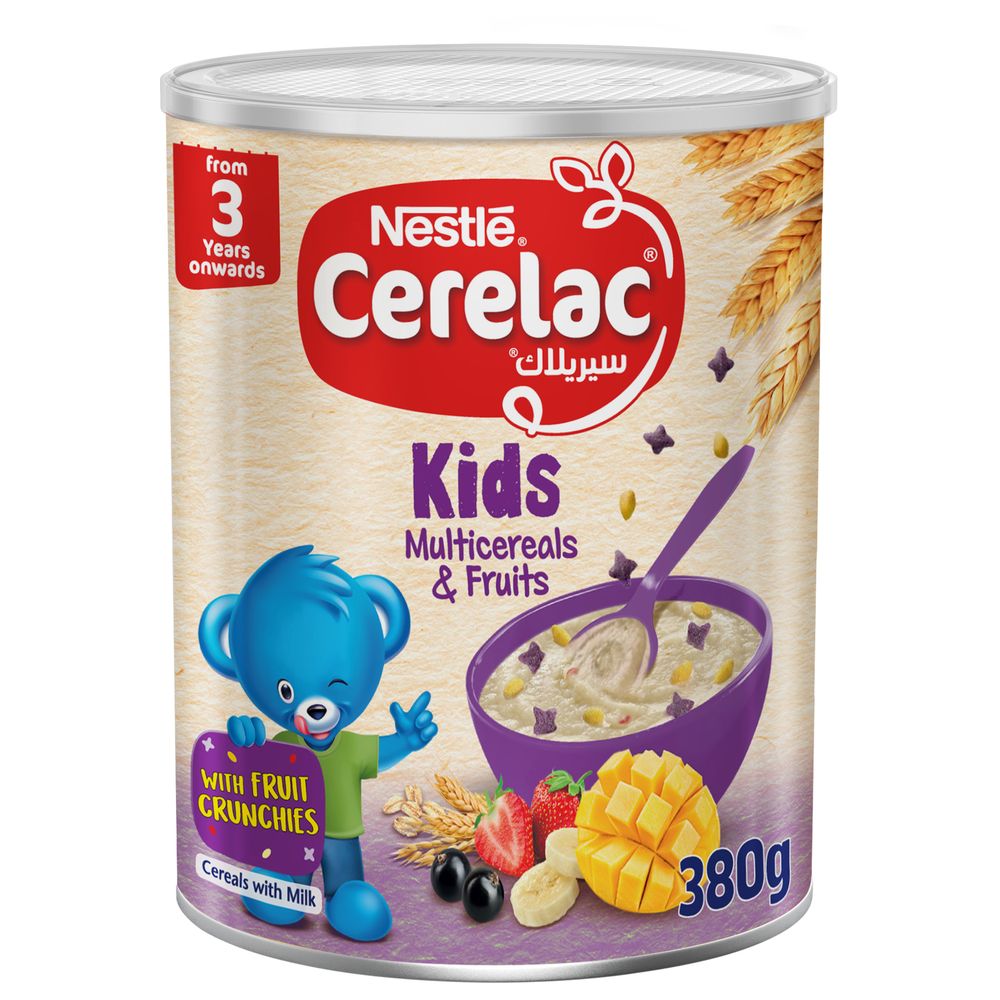 Buy Cerelac - Nestle Kids Multicereals & Fruits - 380g in UAE | Mumzworld