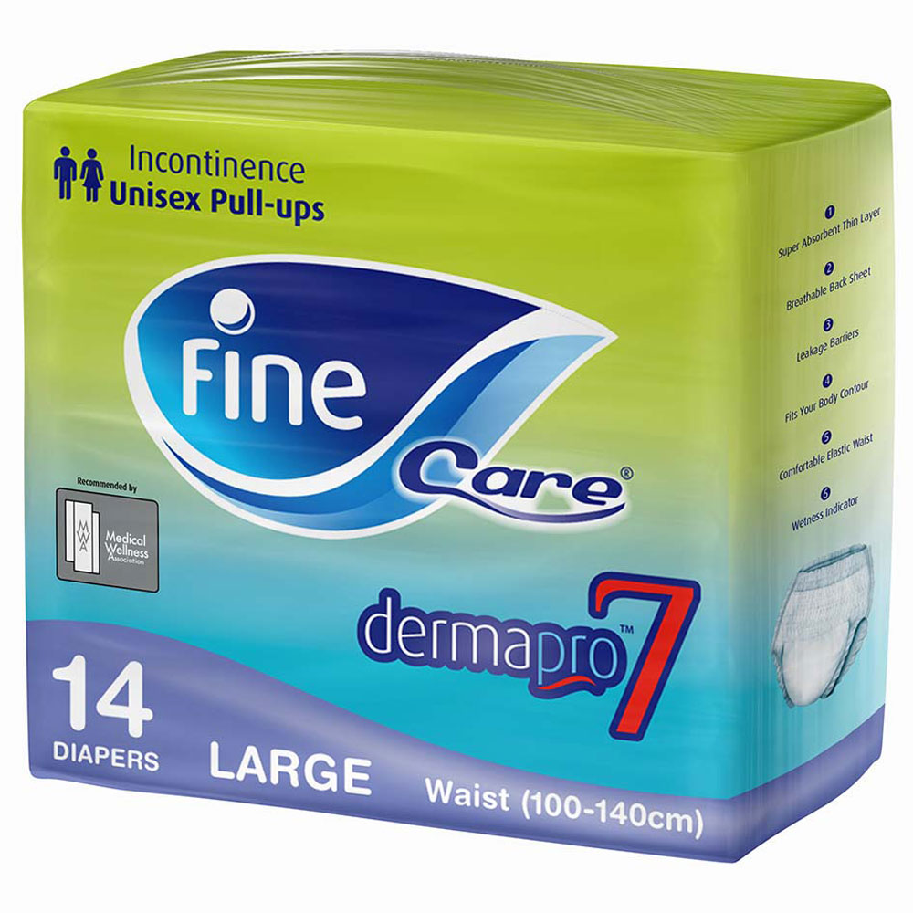 Fine Care Incontinence Unisex Pull-Ups Waist (100 - 140cm) L 14pcs ...