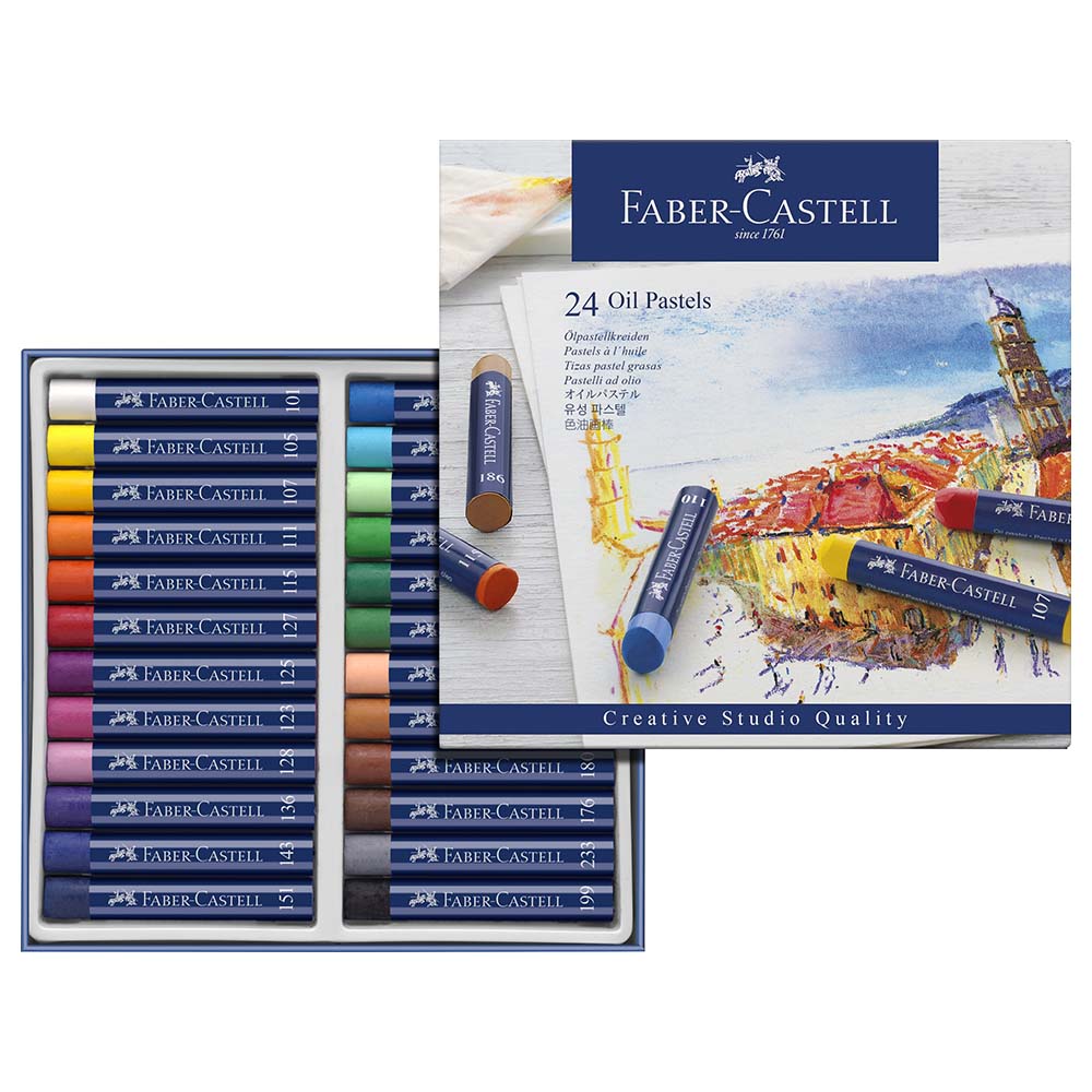 Faber-Castell - Creative Studio Oil Pastels - 24 Color