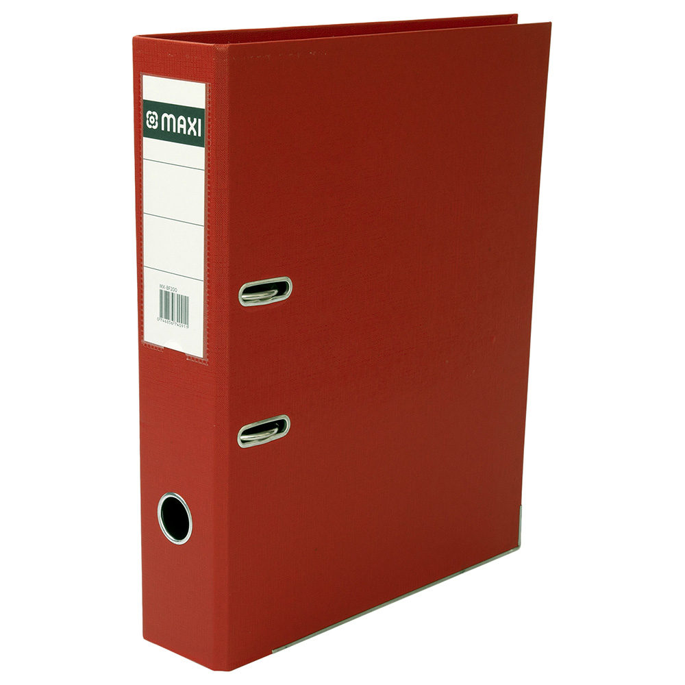 Buy Maxi - Polypropylene Lever Arch File F/S Broad - Red in UAE | Mumzworld