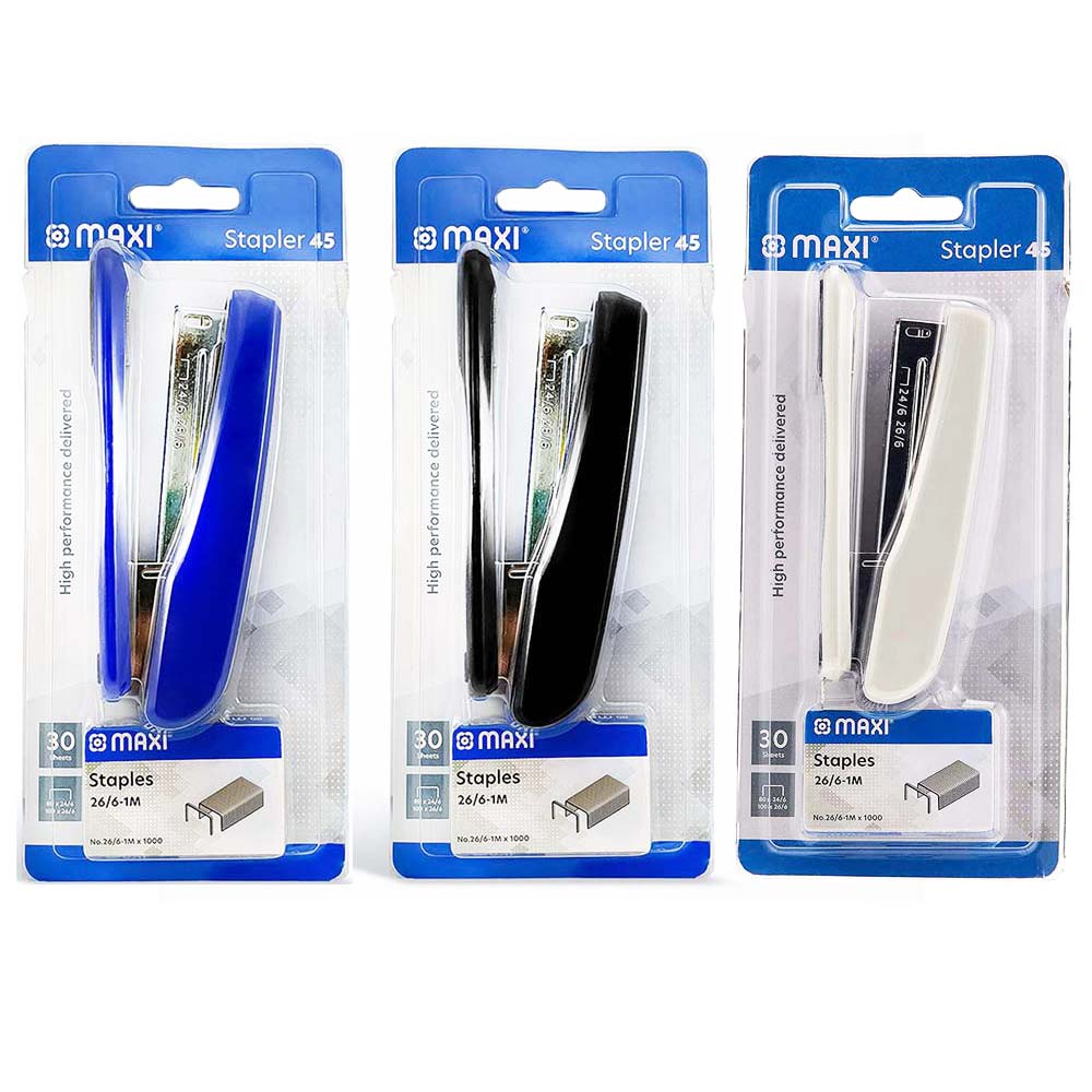 Buy Maxi - Stapler Art 45 with Staple Pin Set 30 sheets - Assorted in ...