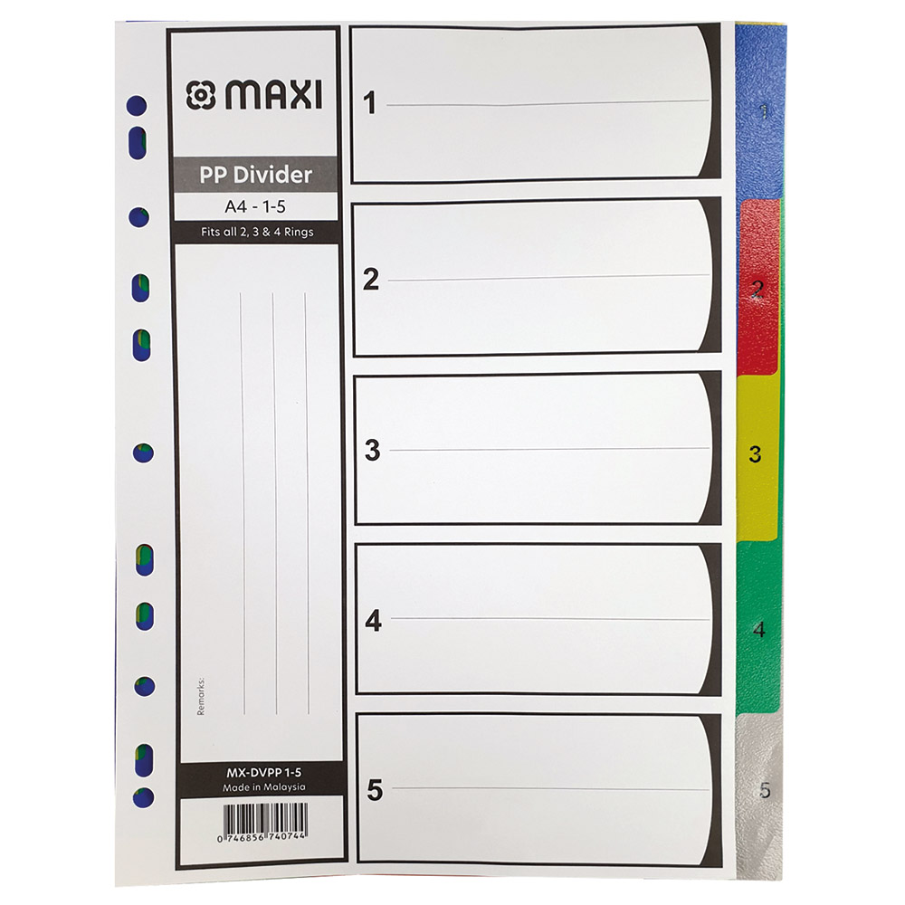 Buy Maxi - 1-5 Part Color Polypropylene Divider in KSA | Mumzworld