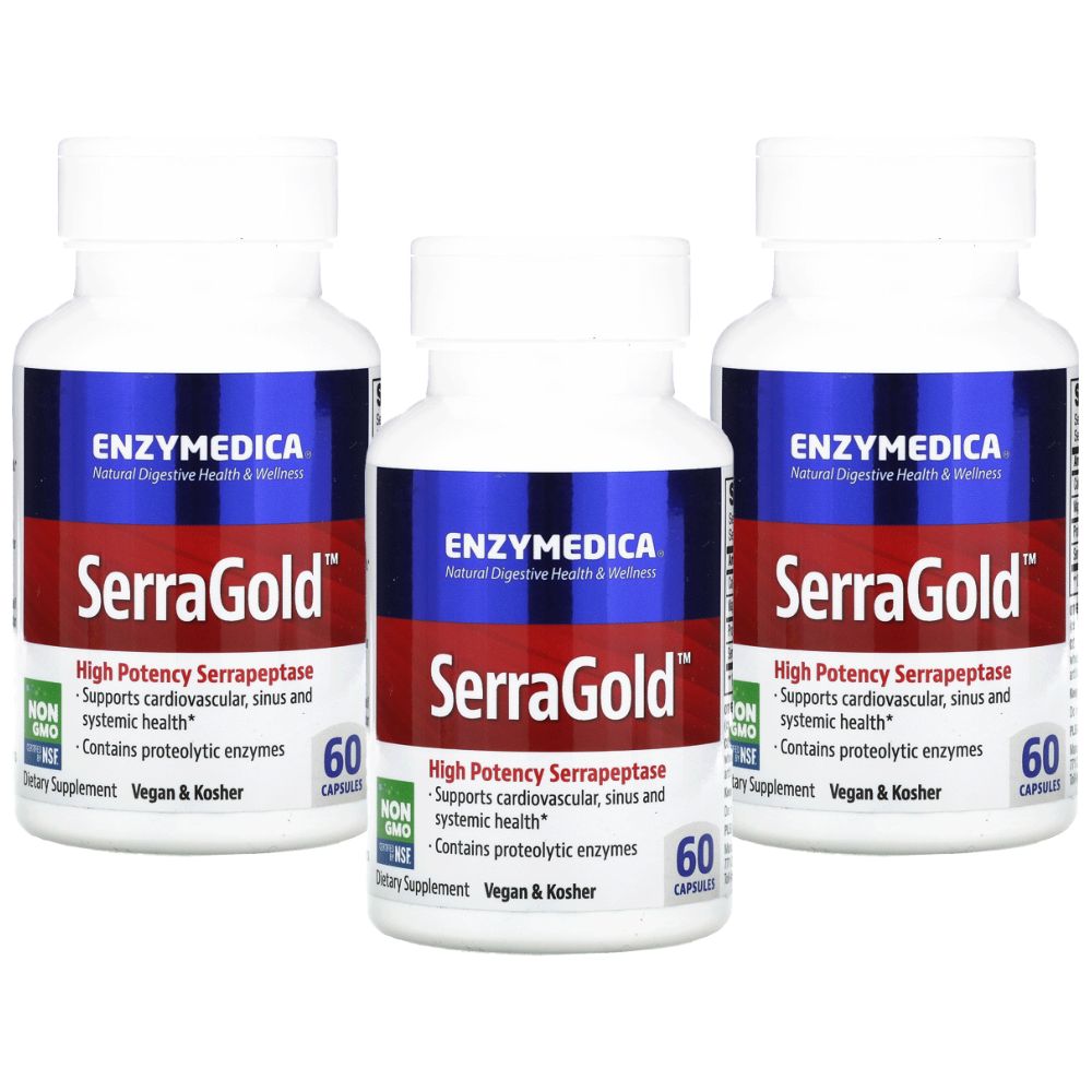 Enzymedica - Serragold 60 Capsules Pack of 3 | Buy at Best Price from ...