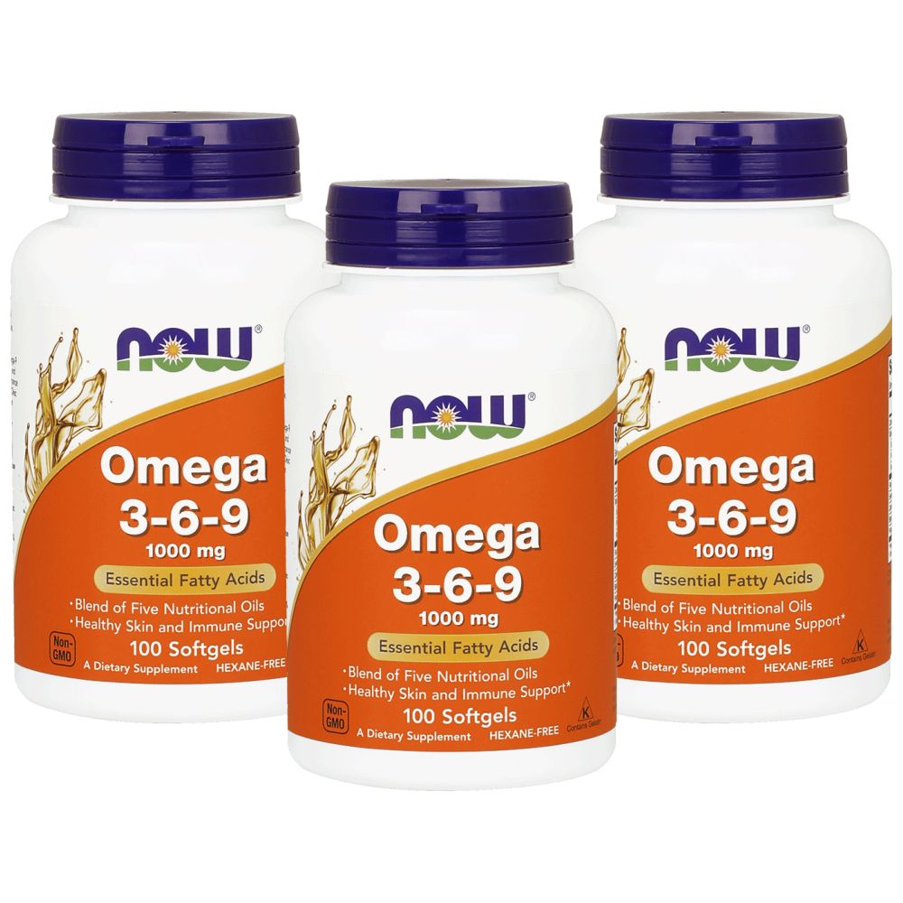 Buy Now Foods Omega-3 Molecularly Distilled 100 Softgels 3pcs in UAE ...