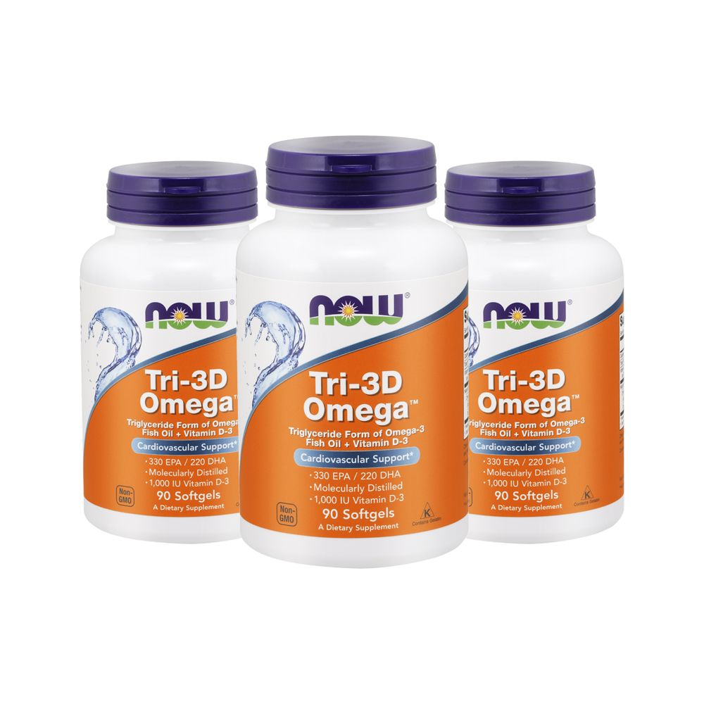 Now Foods - Tri-3D Omega 90 Softgels Pack of 3 | Buy at Best Price from ...