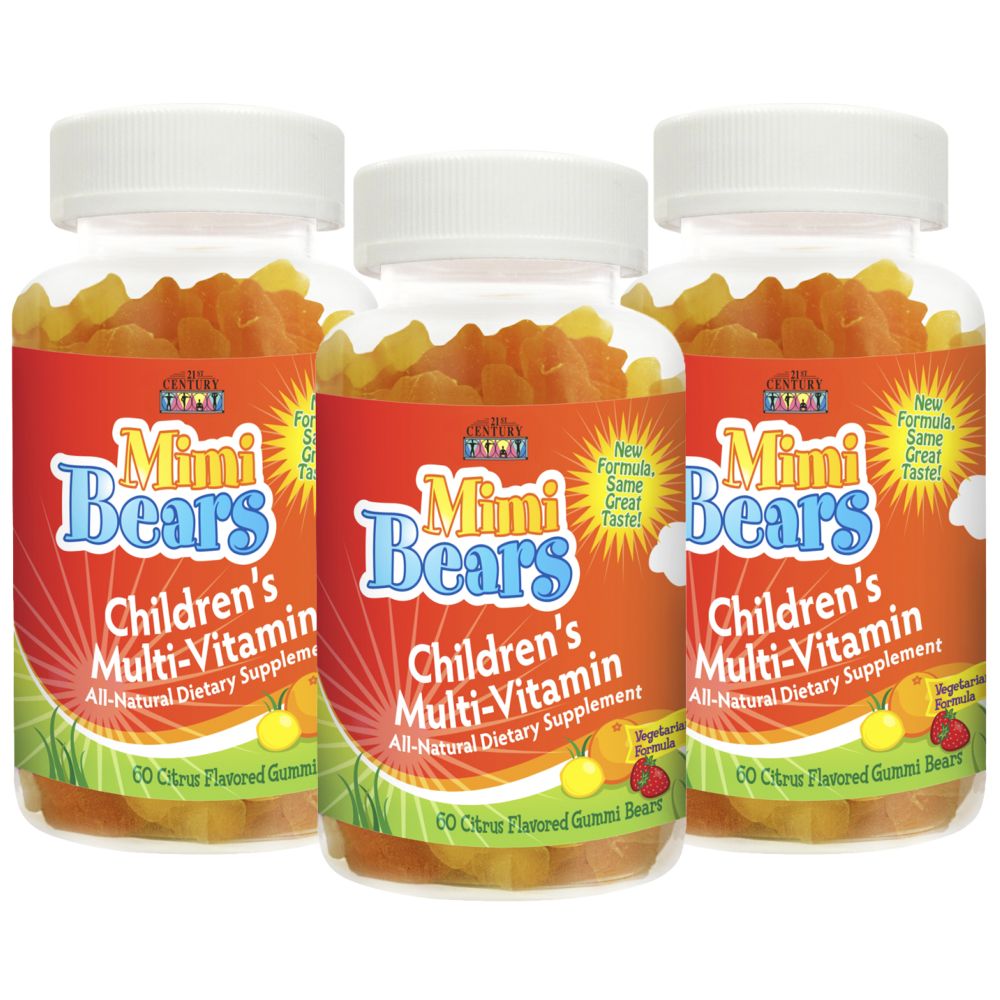 Buy 21st Century - Mimi Bears Multivitamin 60 Gummies Pack of 3 in KSA ...
