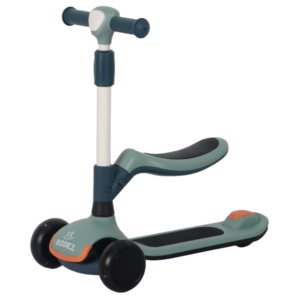 Buddiez - 2-in-1 Robin Light Scooter - Orange & Green (Exclusive) - Buy ...