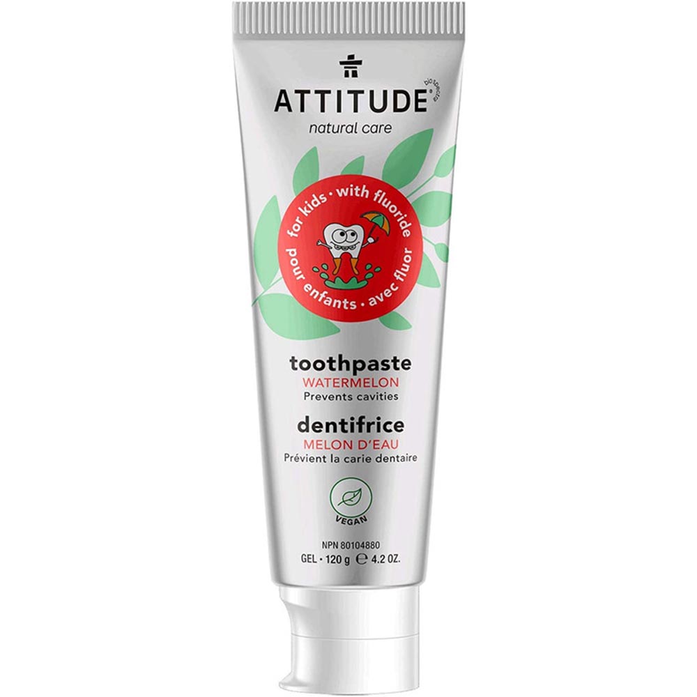 Buy Attitude - Toothpaste With Fluoride For Kids 120g - Watermelon in ...