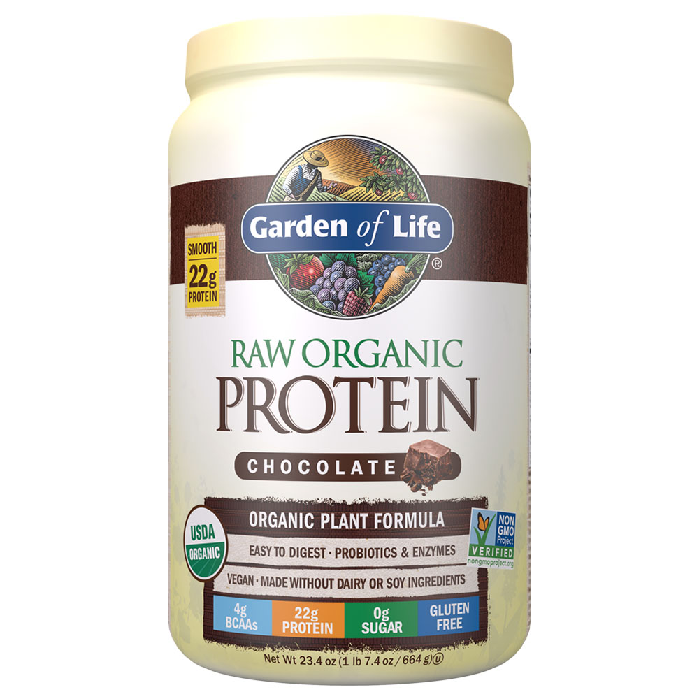 Garden of Life - Raw Organic Chocolate Protein Powder 660g | Buy at ...