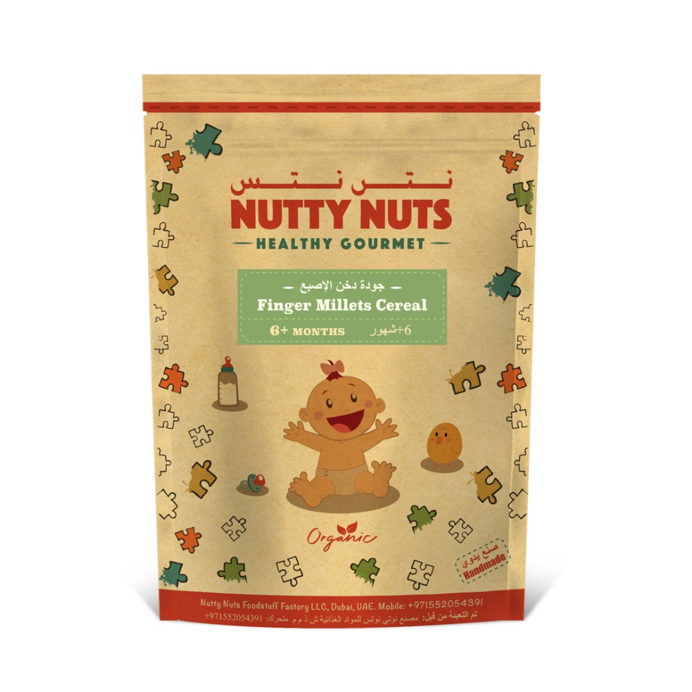 Nutty Nuts - Finger Millets Cereal, 100g | Buy at Best Price from Mumzworld
