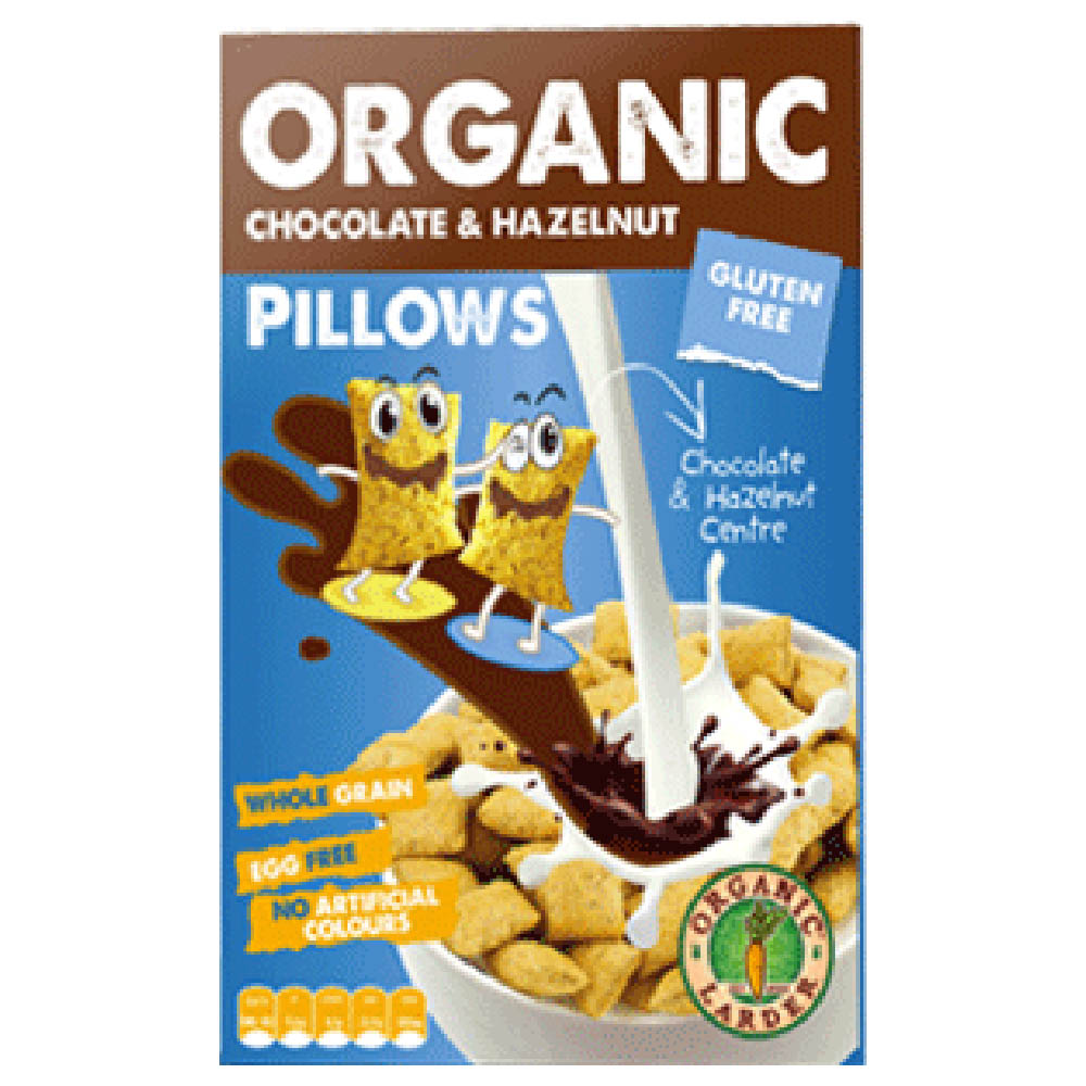 Buy Organic Larder Chocolate & Hazelnut Pillows 300g Online | Mumzworld