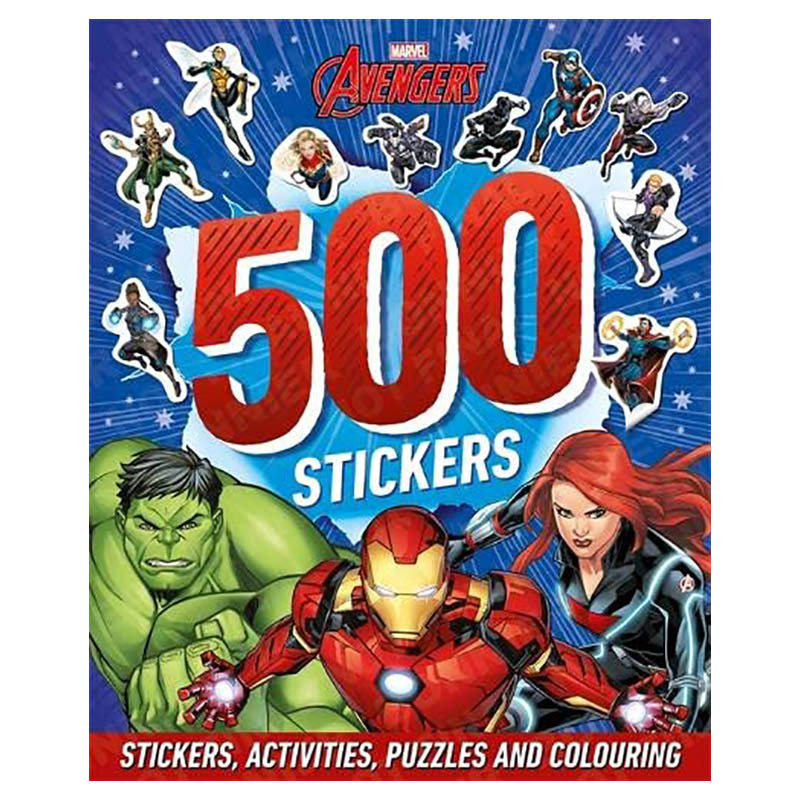 Buy Marvel Avengers 500 Stickers Book in UAE | Mumzworld