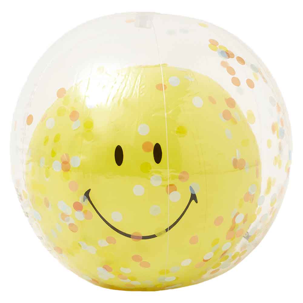 Buy SunnyLife - Inflatable Beach Ball - Smiley in UAE | Mumzworld