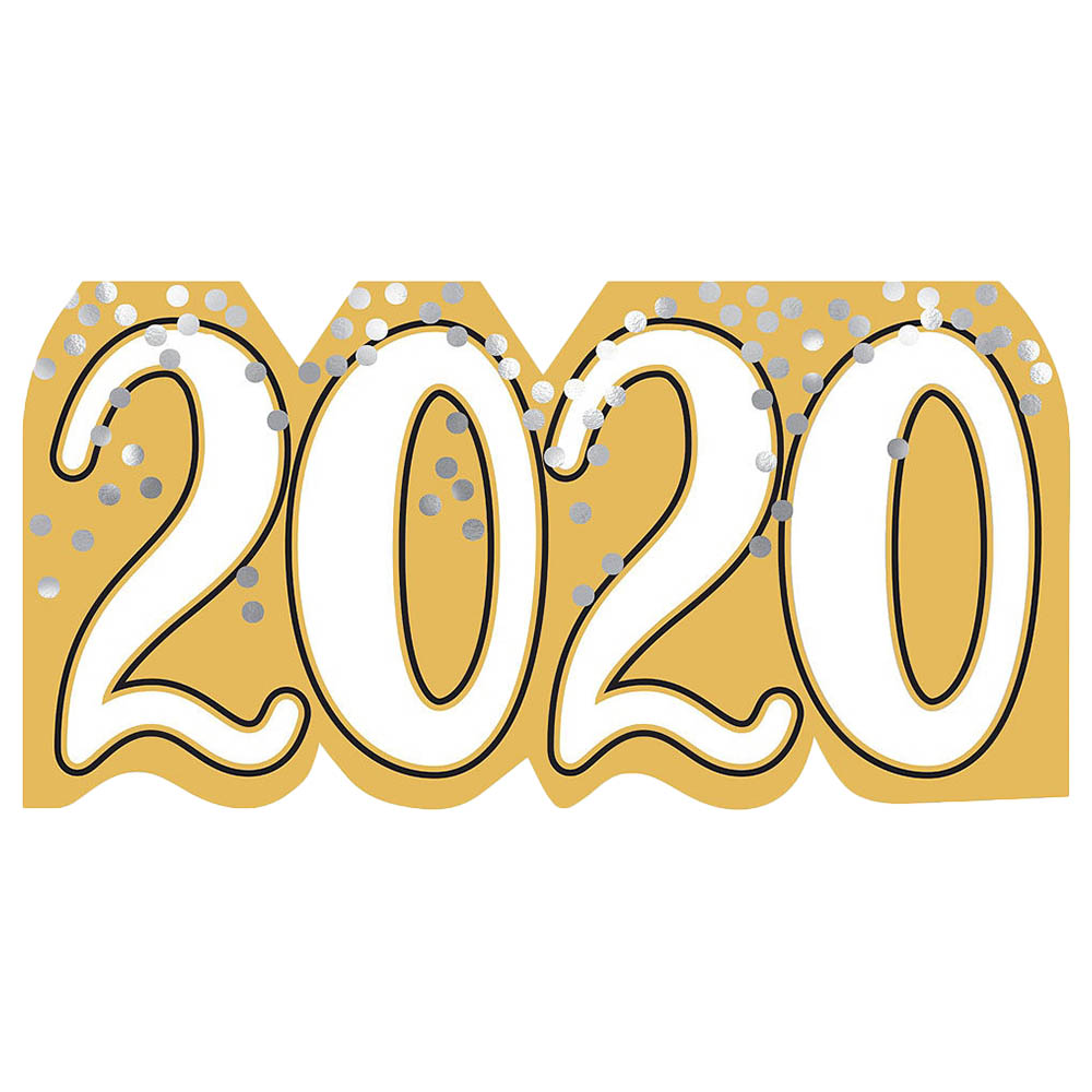 Buy Amscan - 2020 Signable Paper Cutout Online | Mumzworld