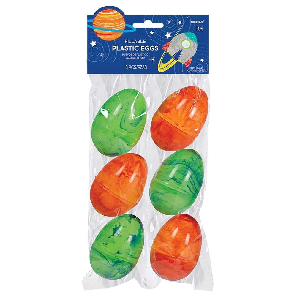Buy Party Centre - Space Fillable Large Plastic Eggs - 6pc-Set in UAE ...