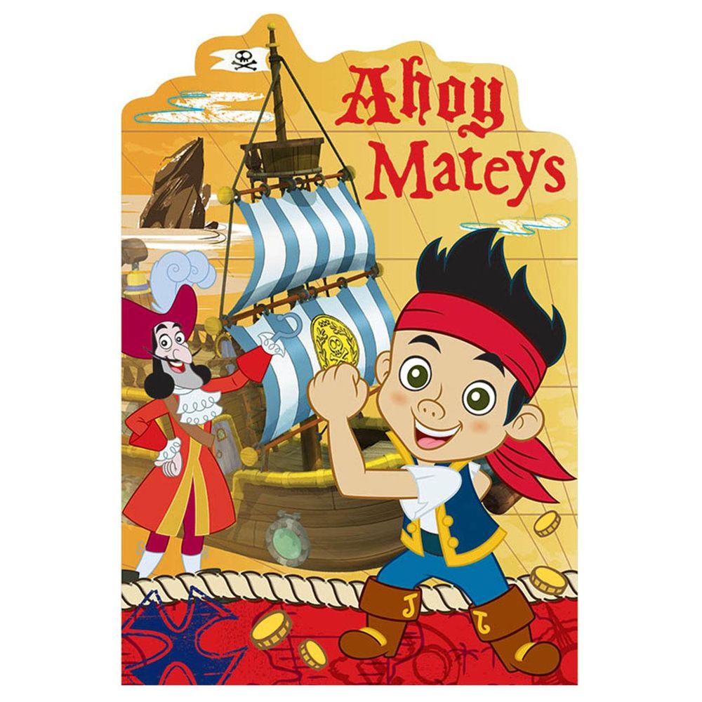 Jake And The Neverland Pirates Invitation Background