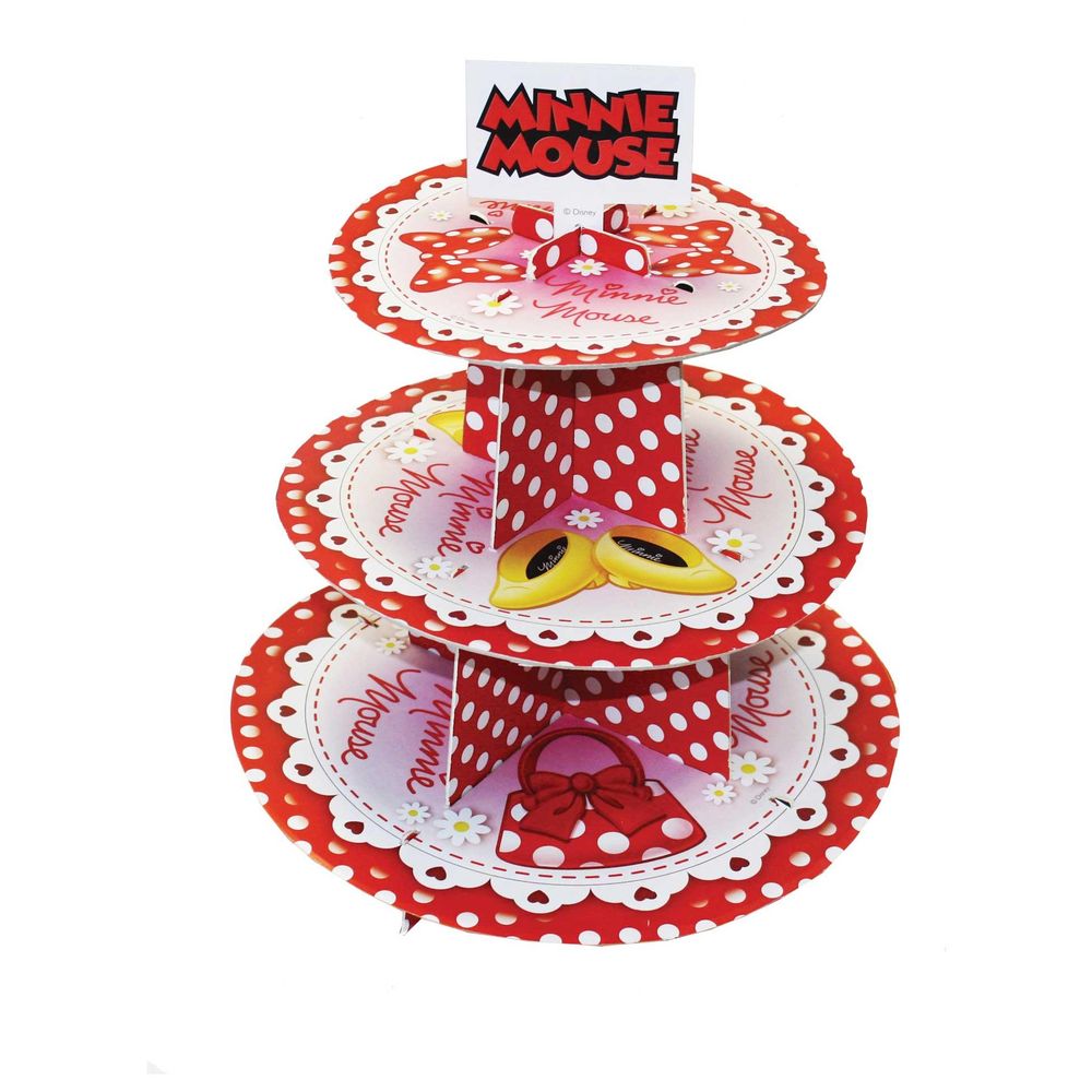 Buy Disney Red Minnie 3 Tier Cake Stand in UAE | Mumzworld