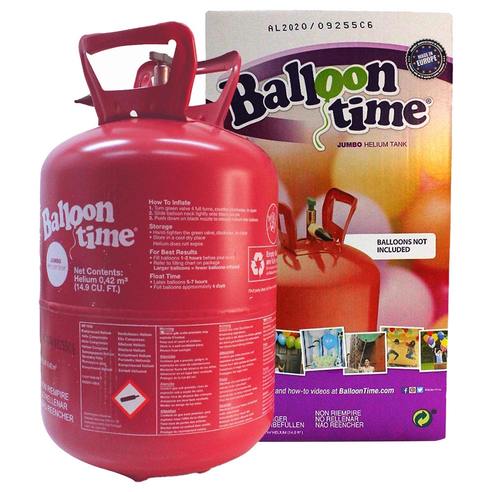 Balloons Time Balloon Helium Tank - Jumbo | Buy at Best Price from ...