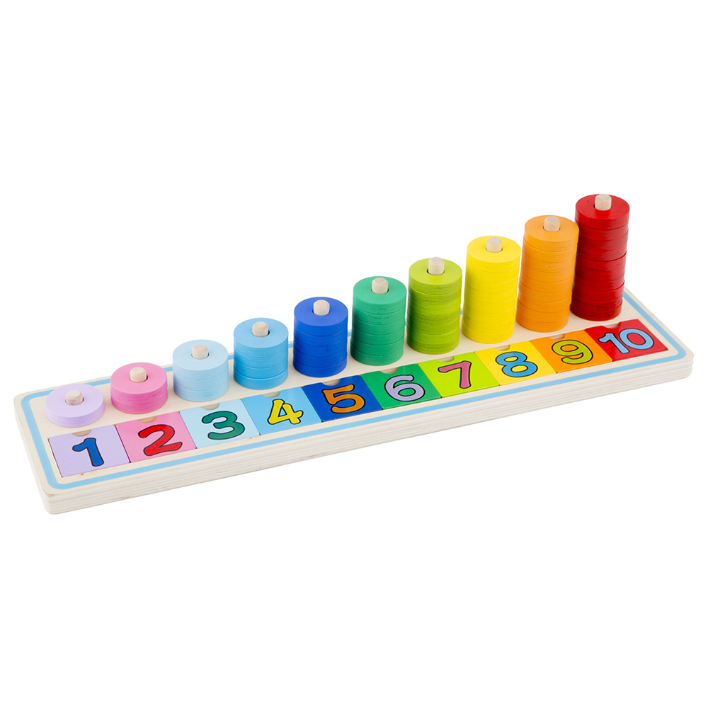 New Classic Toys Learn To Count Wooden Toy