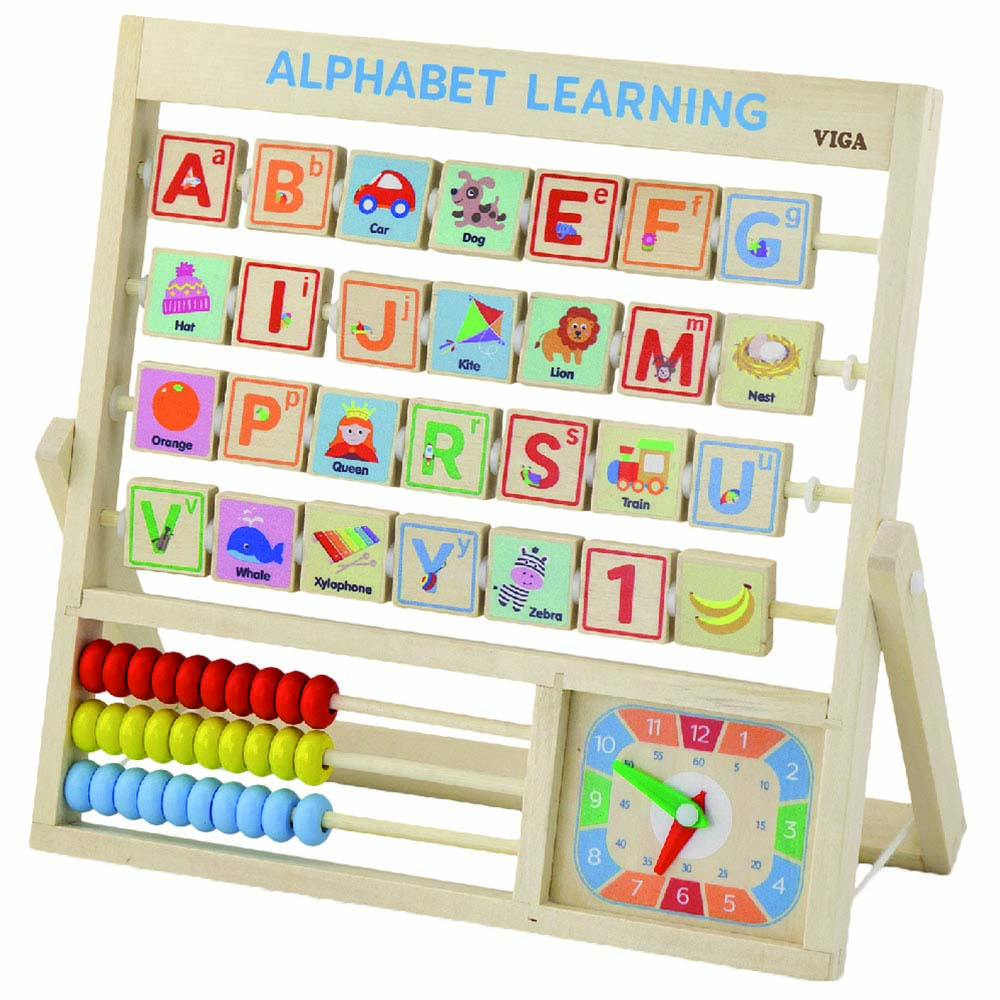 Viga - Learning Alphabet & Clock | Buy at Best Price from Mumzworld