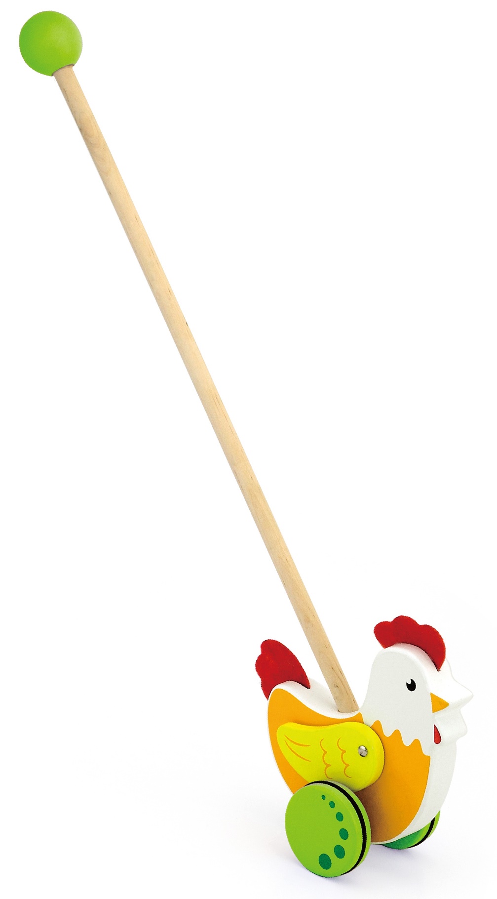 Buy Viga - Push Toy - Rooster in UAE | Mumzworld